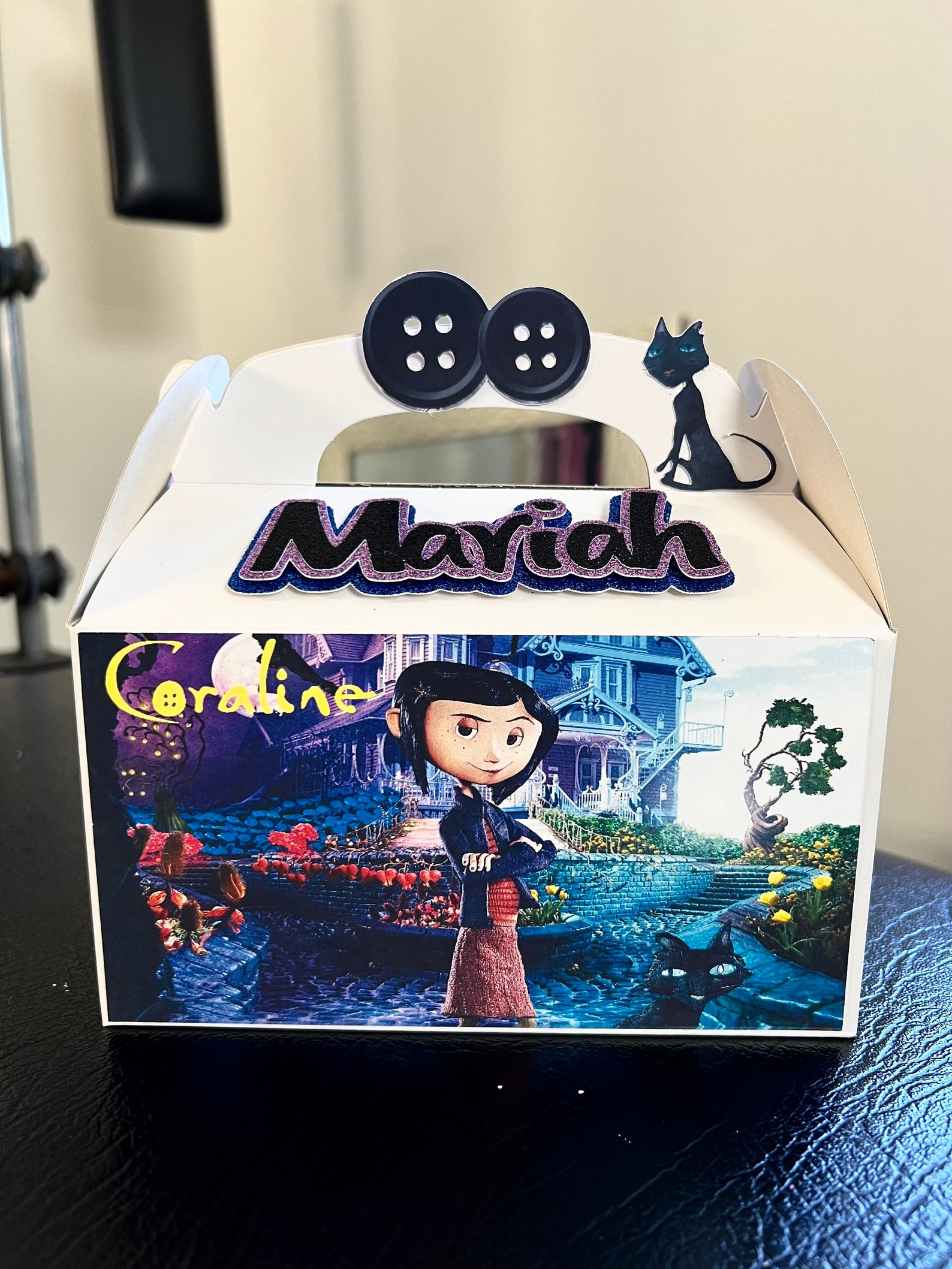 Coraline, Coraline Birthday, Coraline Favor Boxes, Coraline Party ...