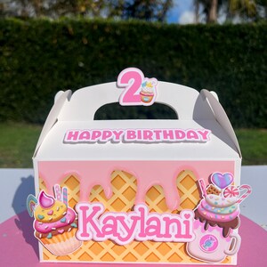 Candy Land Favor Box, Candyland Birthday Party, Candyland Party ...