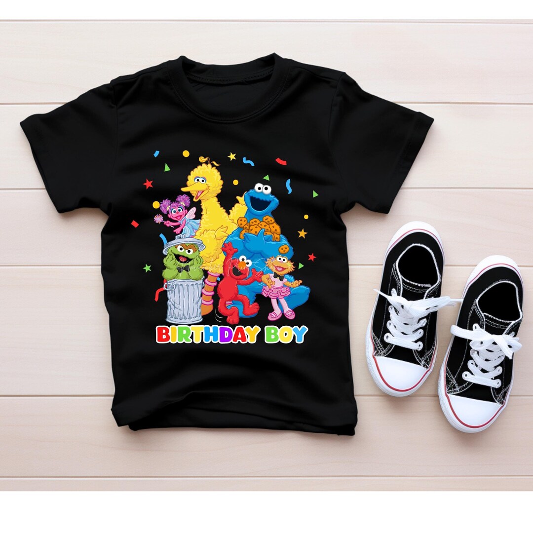 Sesamee Monsters, Sesamee Birthday T Shirt, Personalized T Shirt ...