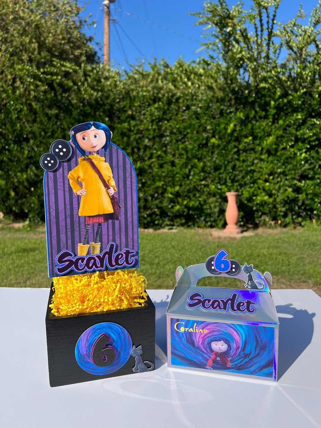 Coraline, Coraline Birthday Centerpiece, Coraline Birthday Party ...