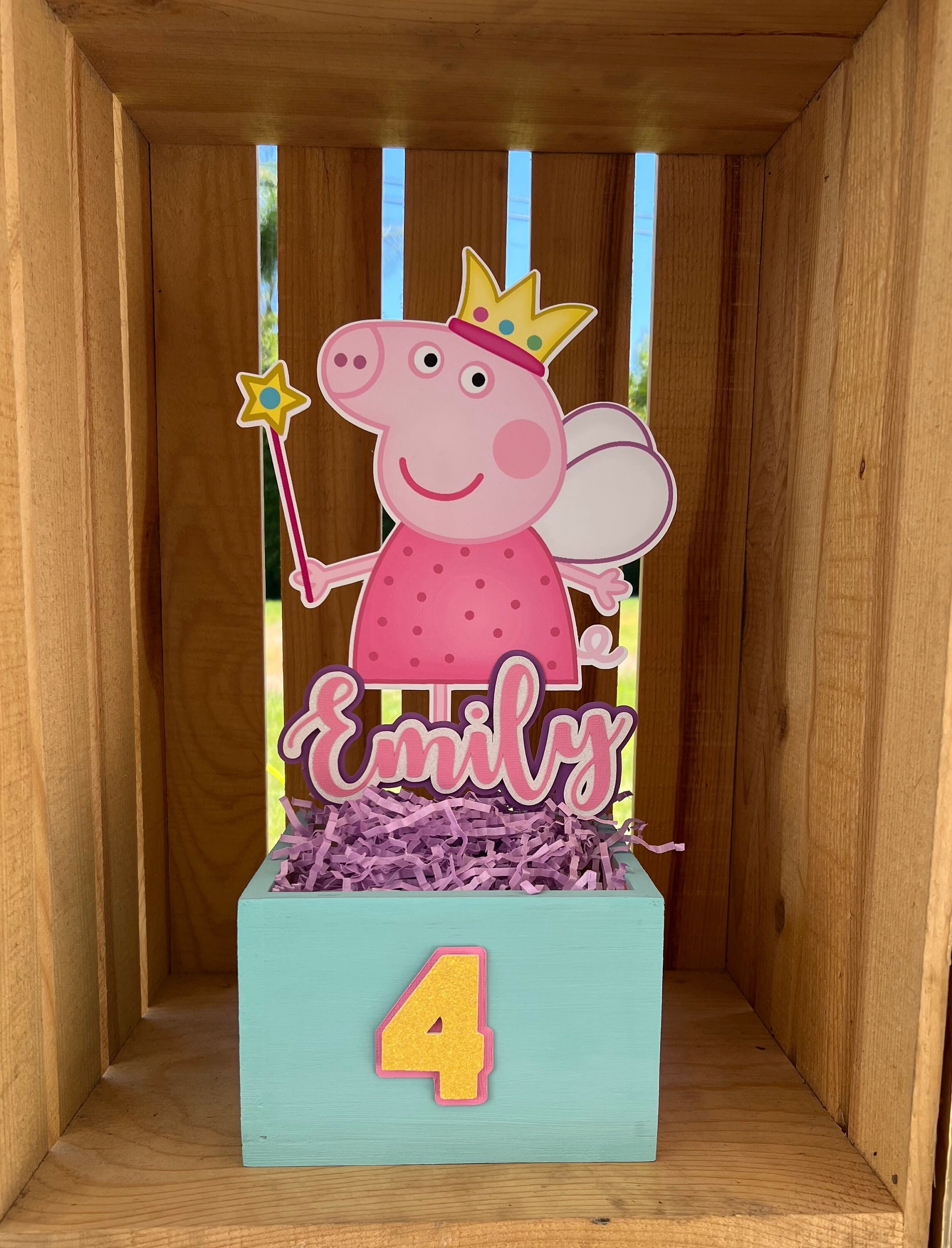 Pig Birthday Centerpieces