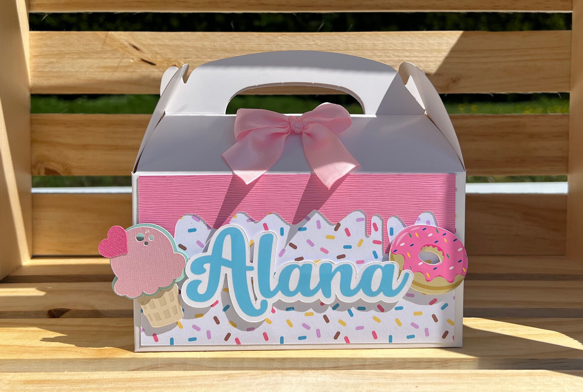 Candy Land Birthday Treat Box Candy Land Birthday Party - Etsy