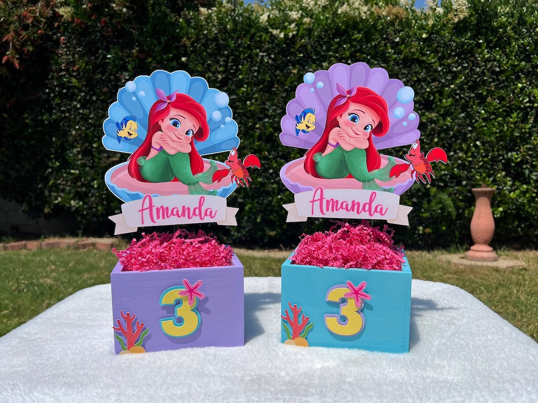 Baby Ariel, Little Mermaid Birthday, Mermaid Party Favors, Princess ...