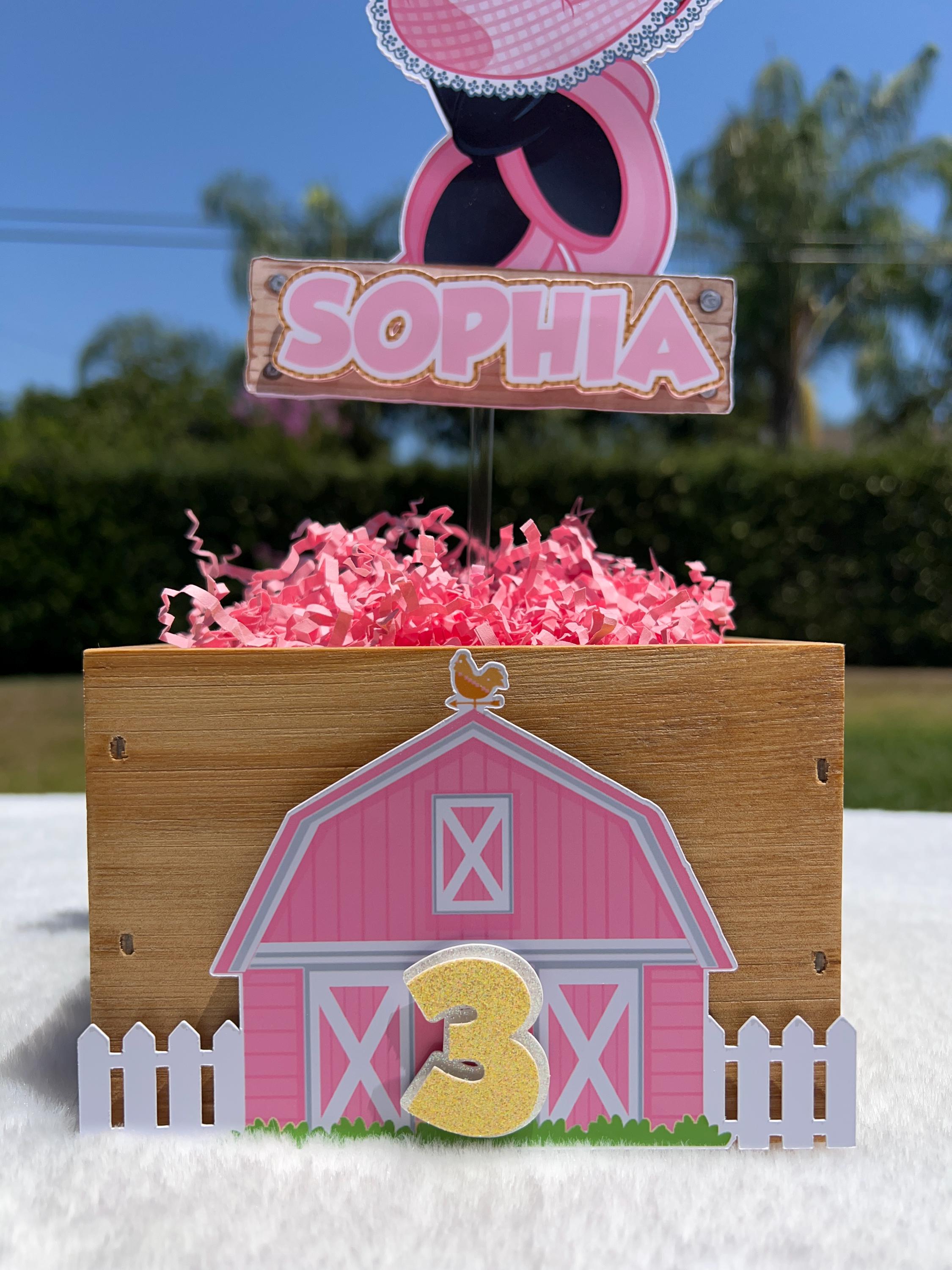 Minnie Mouse, Minnie Mouse Farm, Minnie Mouse Centerpieces, Minnie ...