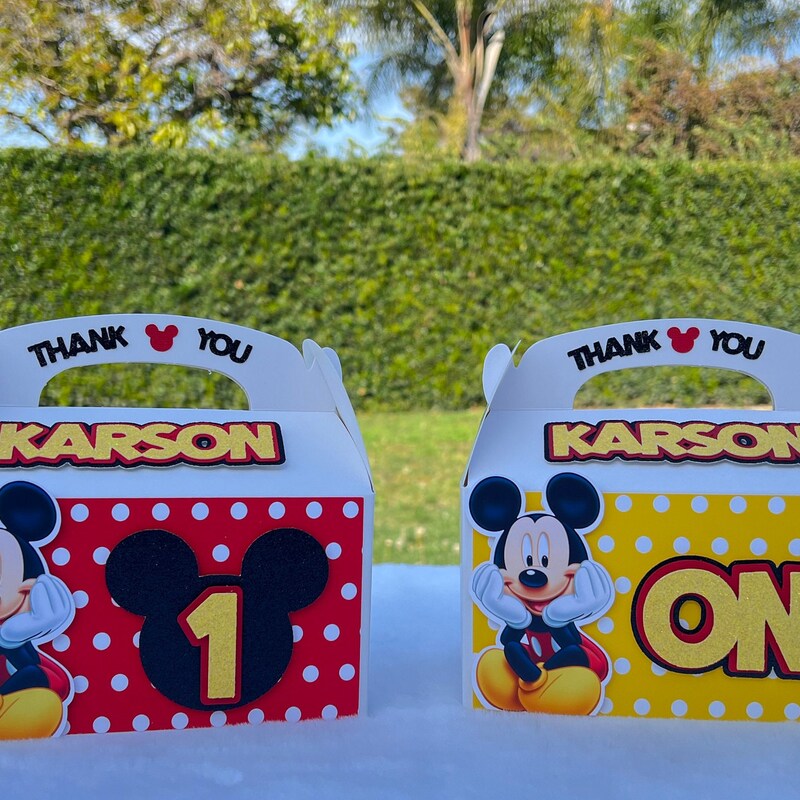 Mickey Mouse Box - Etsy