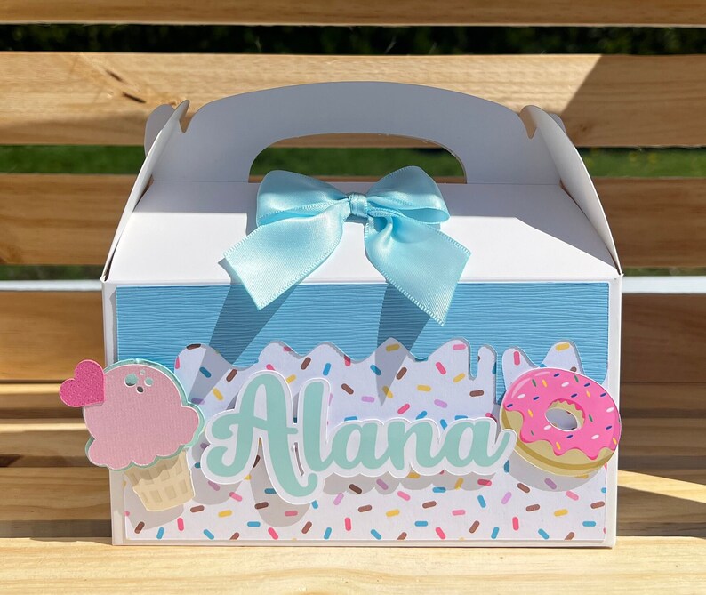 Candy Land Birthday Treat Box Candy Land Birthday Party - Etsy