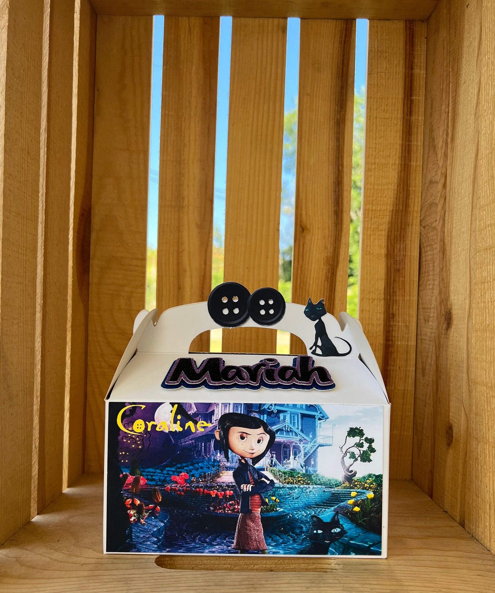 Coraline, Coraline Birthday, Coraline Favor Boxes, Coraline Party ...