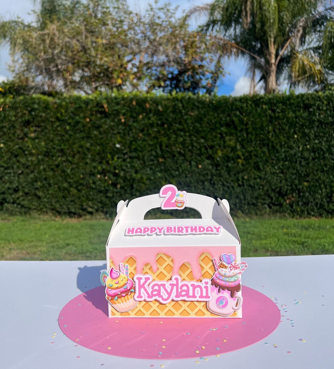 Candy Land Favor Box, Candyland Birthday Party, Candyland Party ...