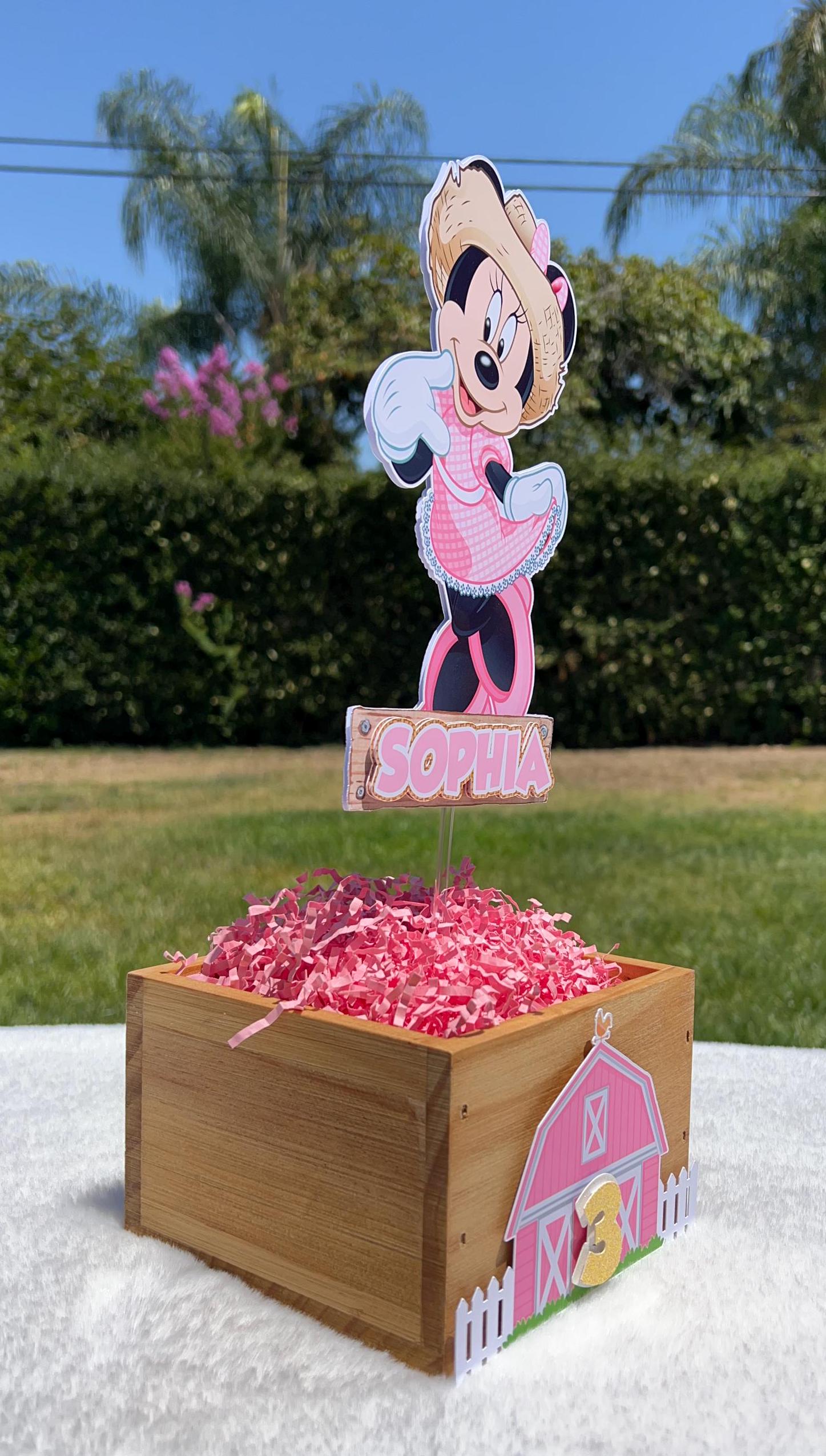 Minnie Mouse, Minnie Mouse Farm, Minnie Mouse Centerpieces, Minnie ...