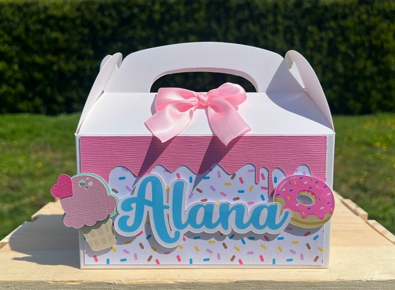 Candy Land Birthday Treat Box Candy Land Birthday Party - Etsy