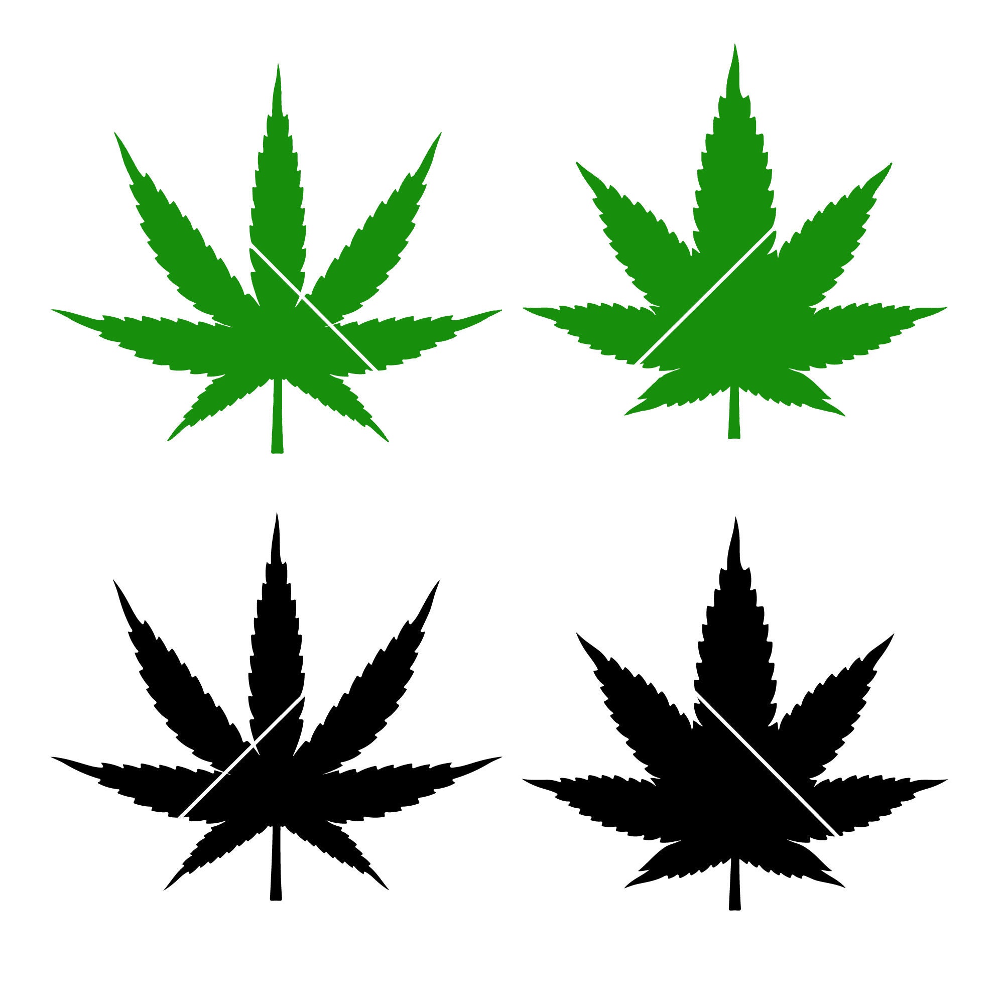 Weed Leaf SVG Marijuana Leaf Svg Cannabis Leaf Svg Hippie - Etsy Hong Kong