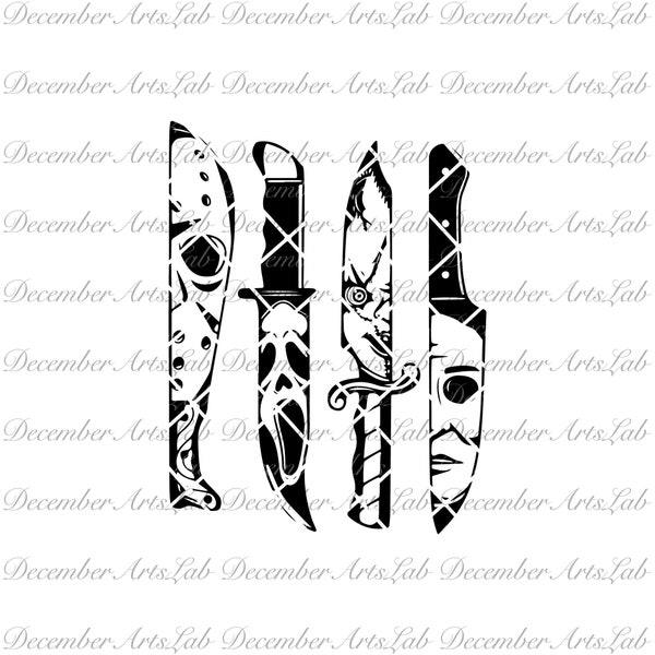 Ghostface Knife Drawing - Etsy