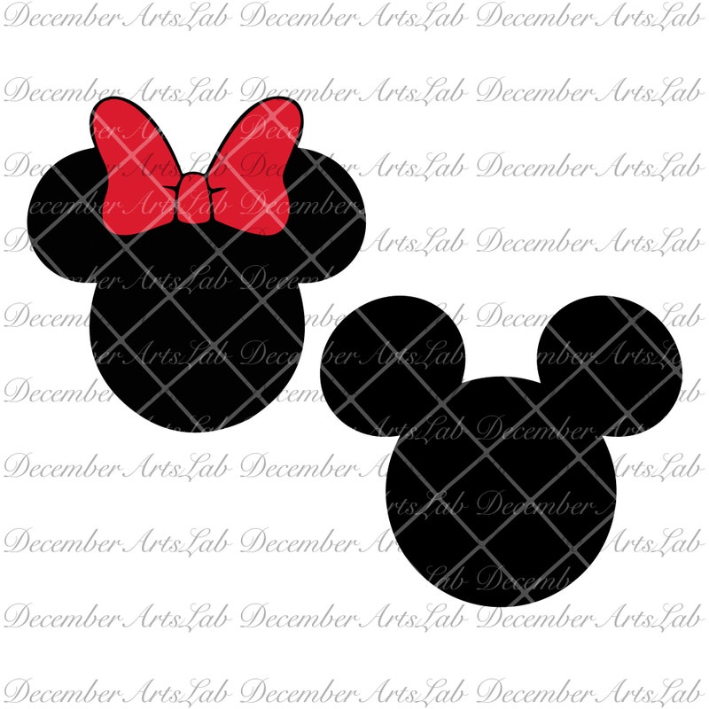 Mickey Mouse Ears Svg - Etsy