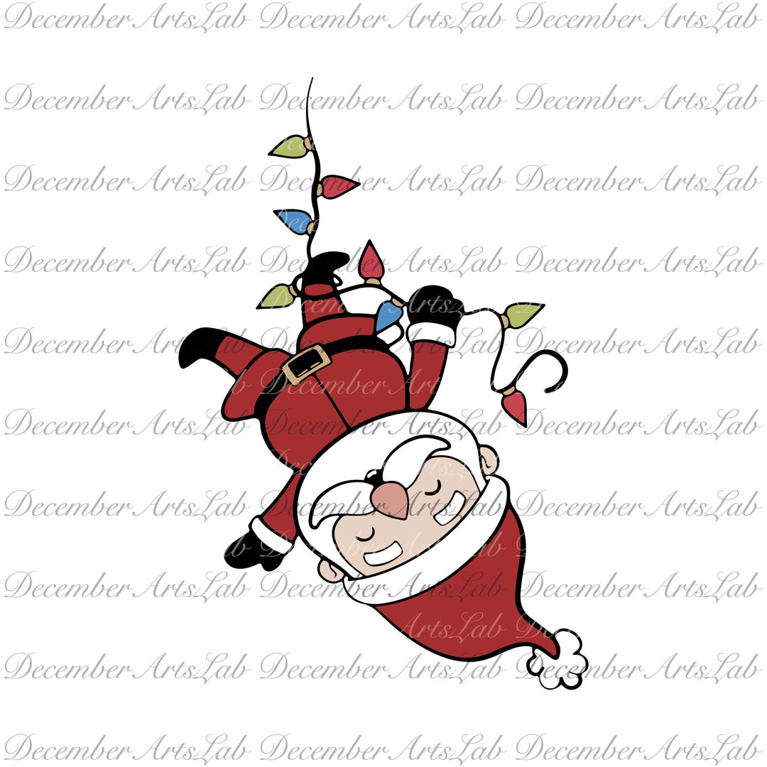 Santa SVG, Santa Claus SVG, Kids Christmas SVG, Christmas Lights Svg ...