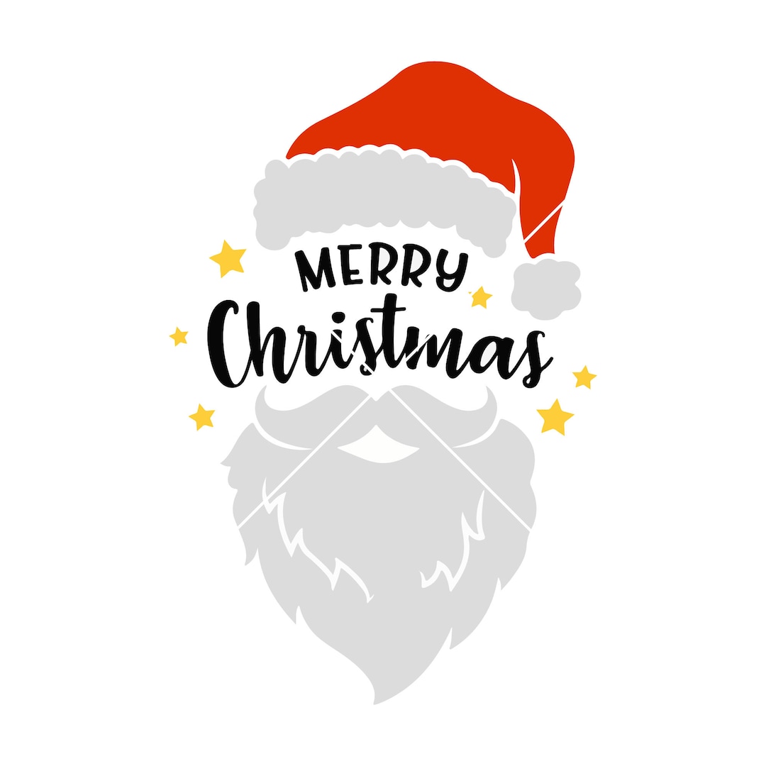 Santa SVG, Santa Face SVG, Christmas SVG, Santa Cut File, Santa Face ...