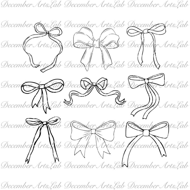 Bow Svg - Etsy