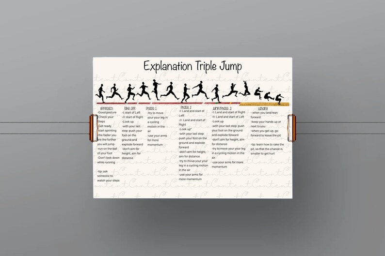 How To: Triple Jump? (printable PDF) Explanation | Coaching| Track ...