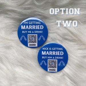 Bachelor Party Venmo Buttons - Etsy