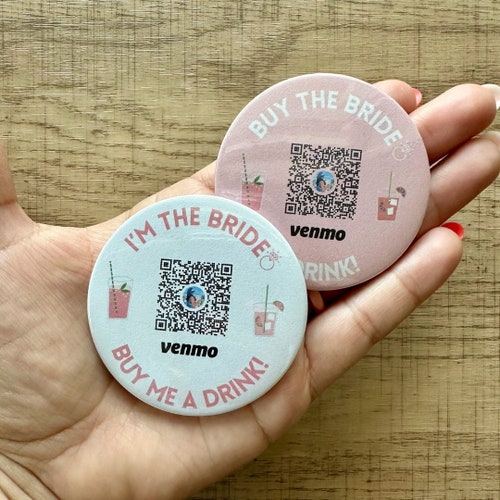 Printable Bachelorette Sticker Buy the Bride A Drink Venmo - Etsy