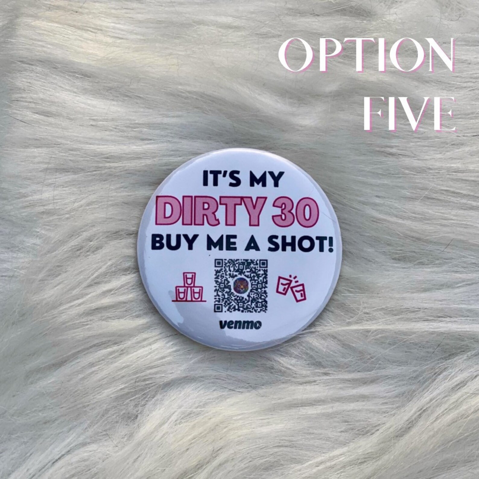 Birthday Venmo Pin Button - Etsy