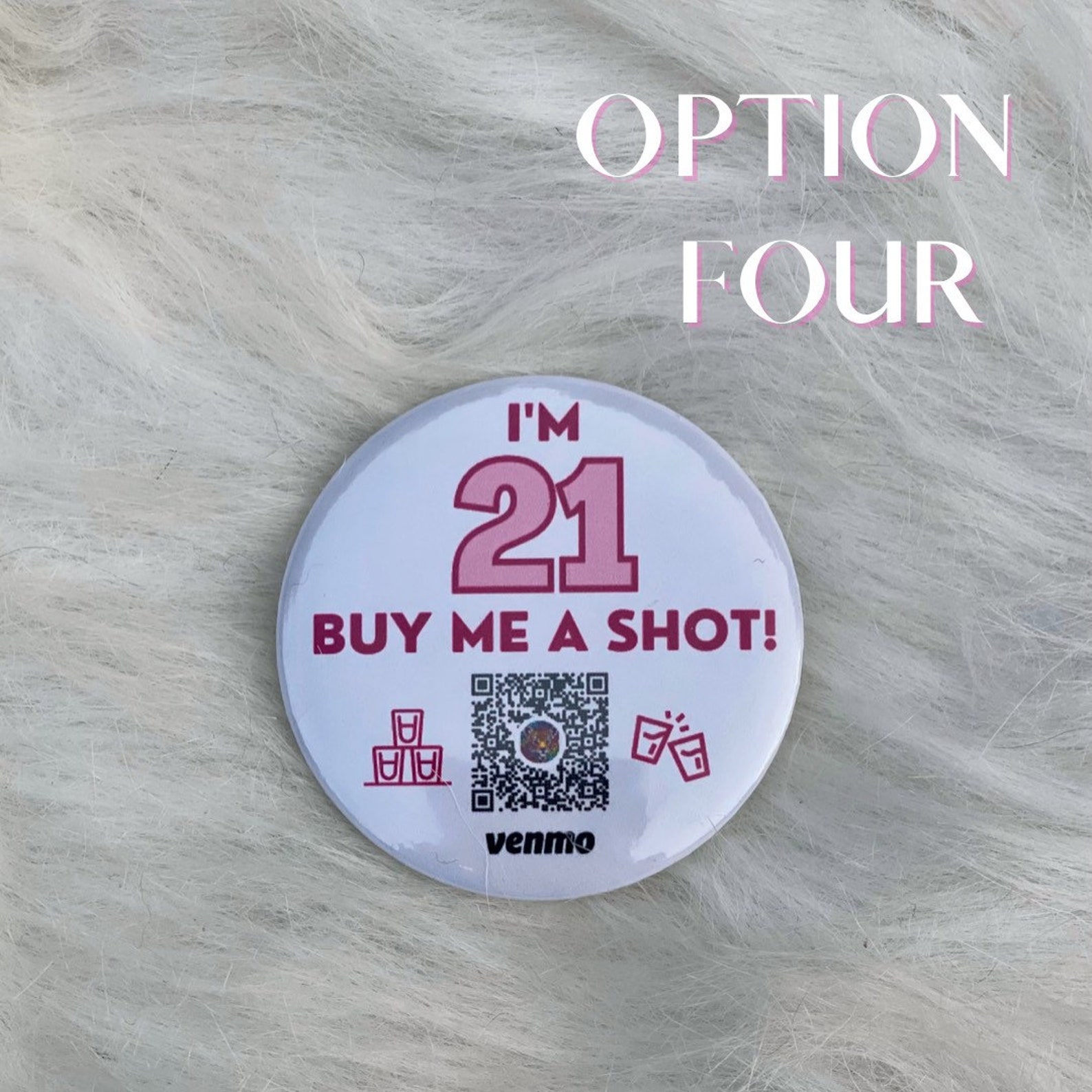 Birthday Venmo Pin Button - Etsy