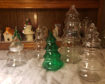 Anchor Hocking Christmas Tree Glass - Etsy