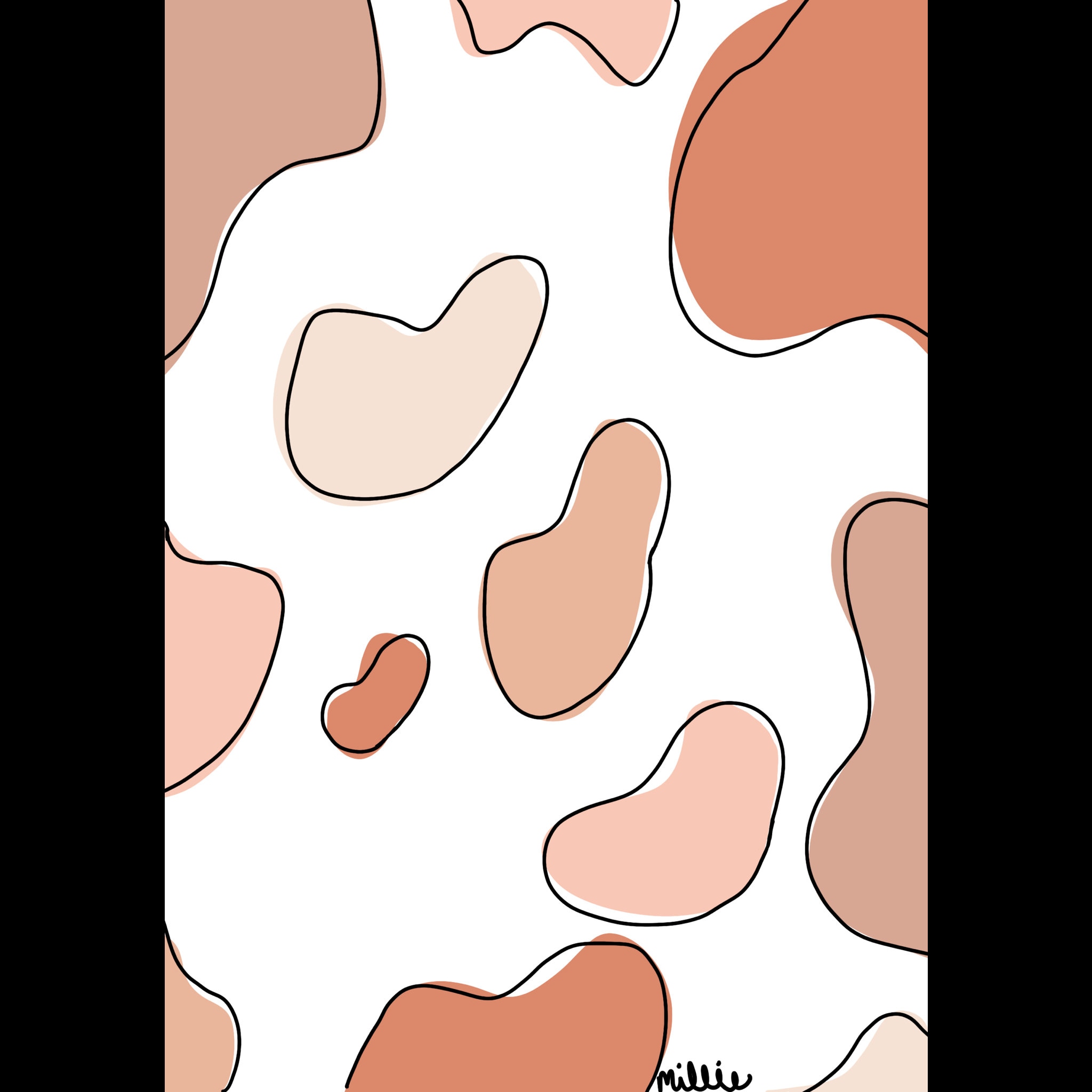 Pink Cow Print, Instant Digital Download, Png, Pfd, Jpg, Background ...