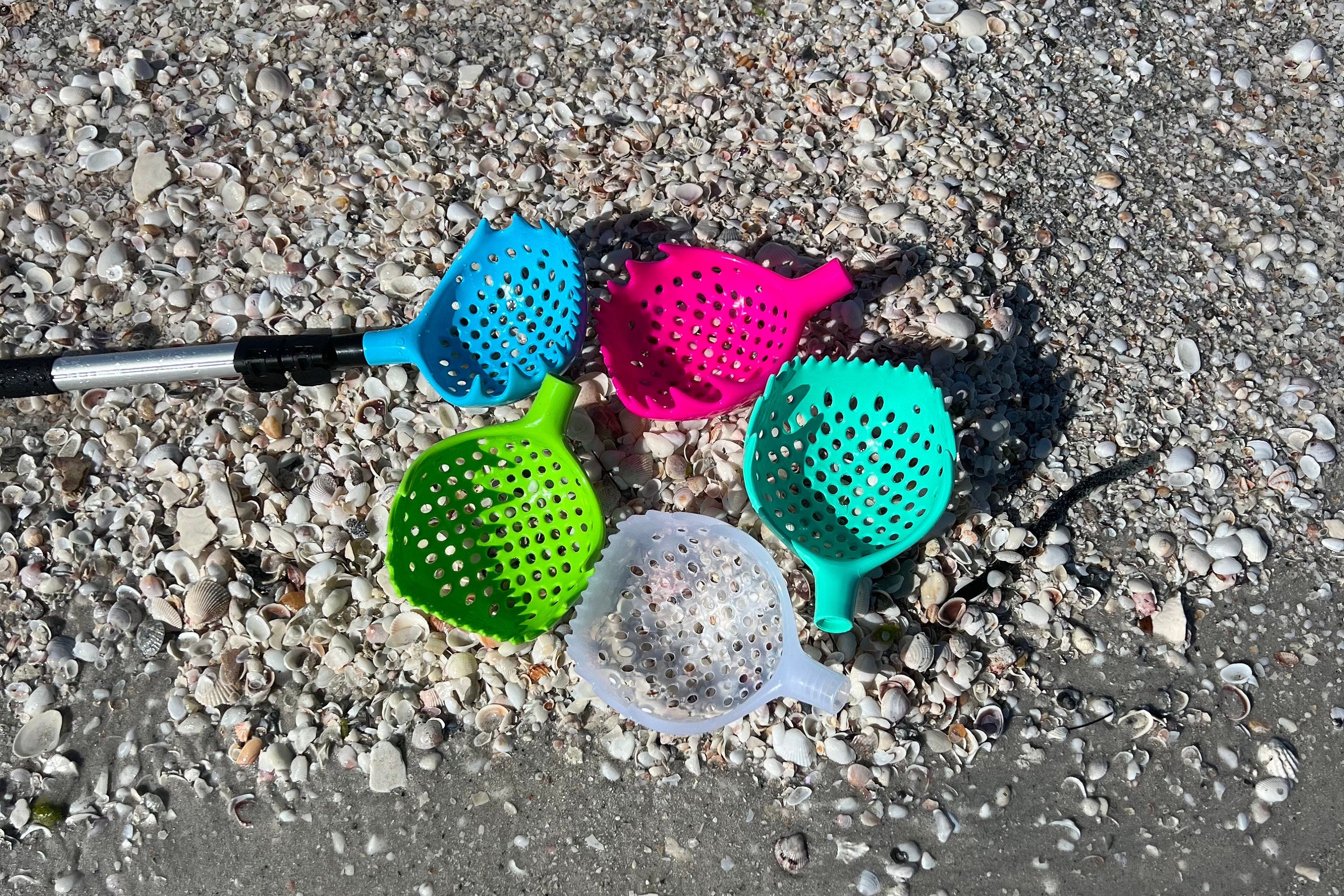 Shell Scoop, Rock Hunt Scoop, Shark Tooth Sifter, Sand Scoop, Rock ...