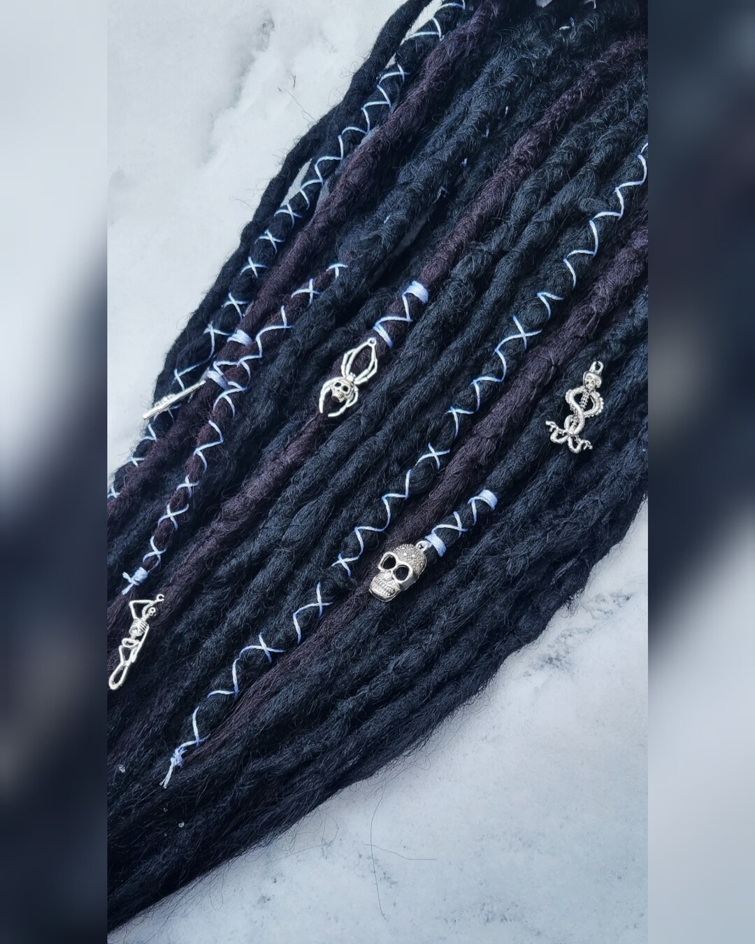 The Bones Synthetic Dreadlocks - Etsy