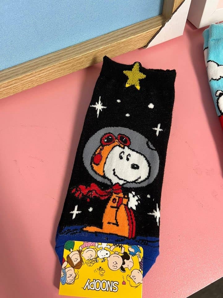 Peeanuts Snoopy Charlie Brown Ankle Socks/ Cotton Ultra Soft Women ...