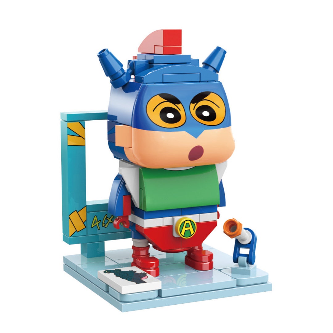 Crayon Shinchan and Friends DIY Stand Blocks Buri Buri, Action Mask ...