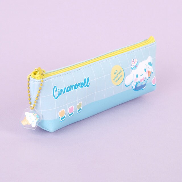 Sanrio Adorable Charaters Charm Pencil Case Pouch Kuromi, Cinnamoroll ...