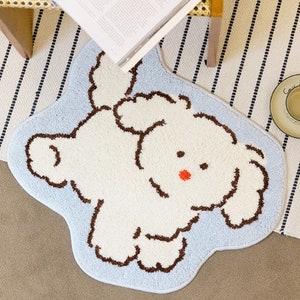 Adopt Me Cute Poodle Design Rugs House Warming Party/wedding Gift Ideas ...