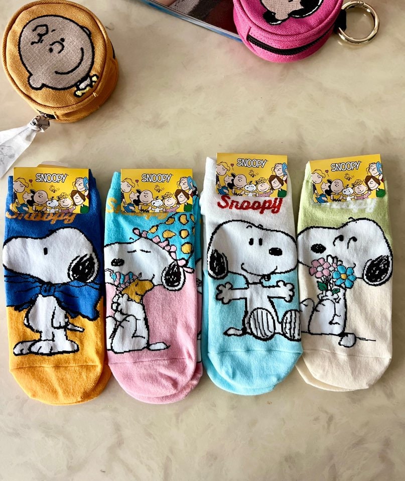 Peanuts Snoopy Ankle Socks/ Proposing Snoopy Theme Valentine Day Gift ...