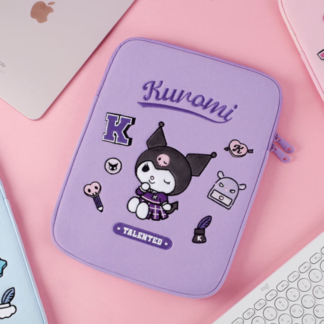 Sanrio Kuromi Premium 11 I-pad Tablet Pouch Case-official Bags ...