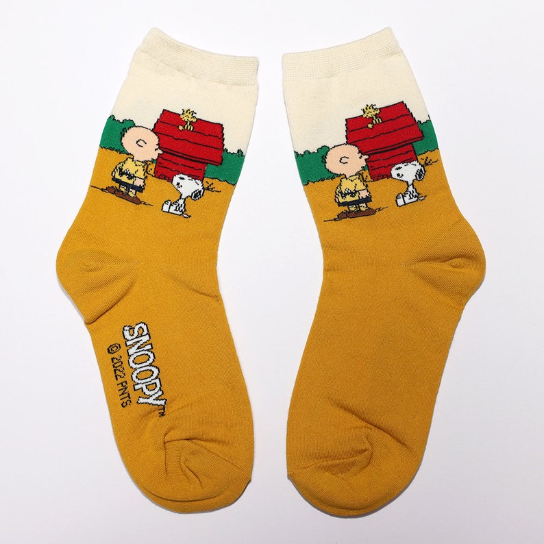 Snoopy&friends Peanuts Official Holiday Crew Socks Ultra - Etsy