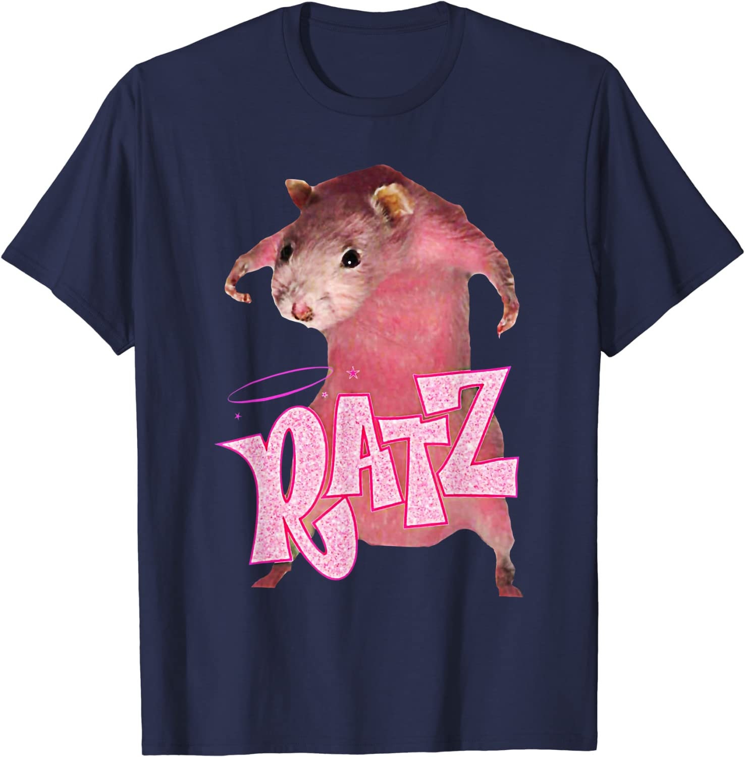 Funny Rat Funny Mouse Ratz Pink Ratz Mouse Meme Pink Rat T-Shirt sold ...