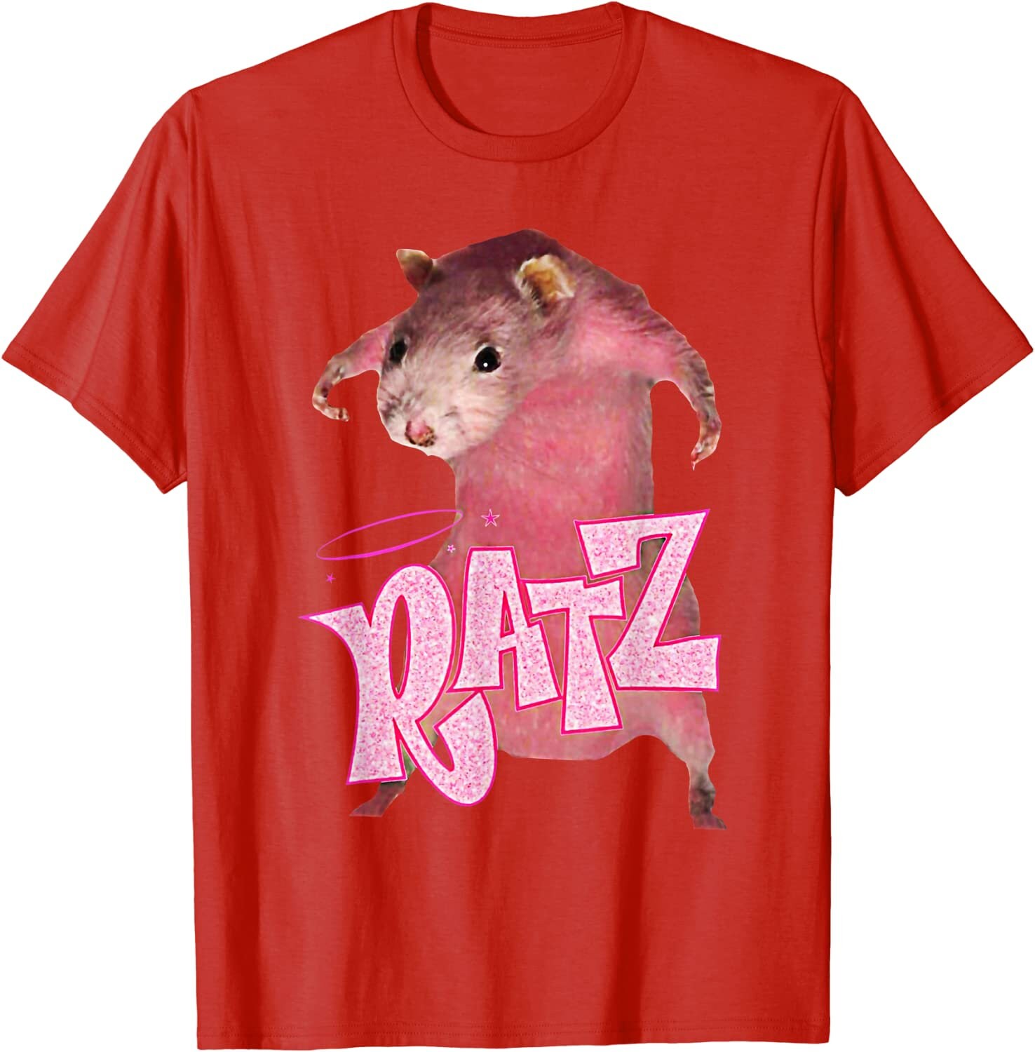 Funny Rat Funny Mouse Ratz Pink Ratz Mouse Meme Pink Rat T-Shirt sold ...
