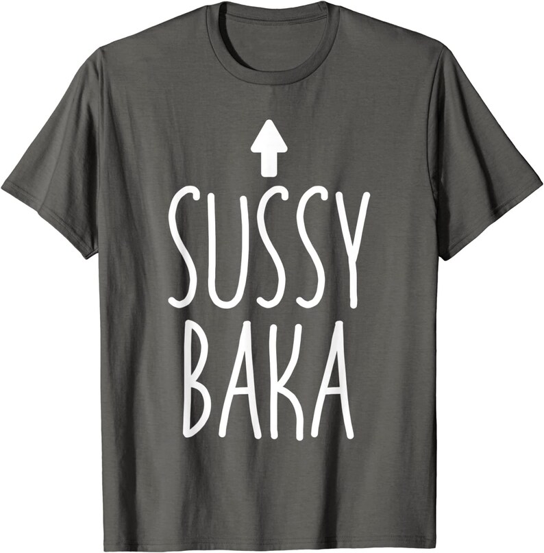 Sussy Baka Sus Arrow Funny Gaming Impostor Meme T Shirt Etsy