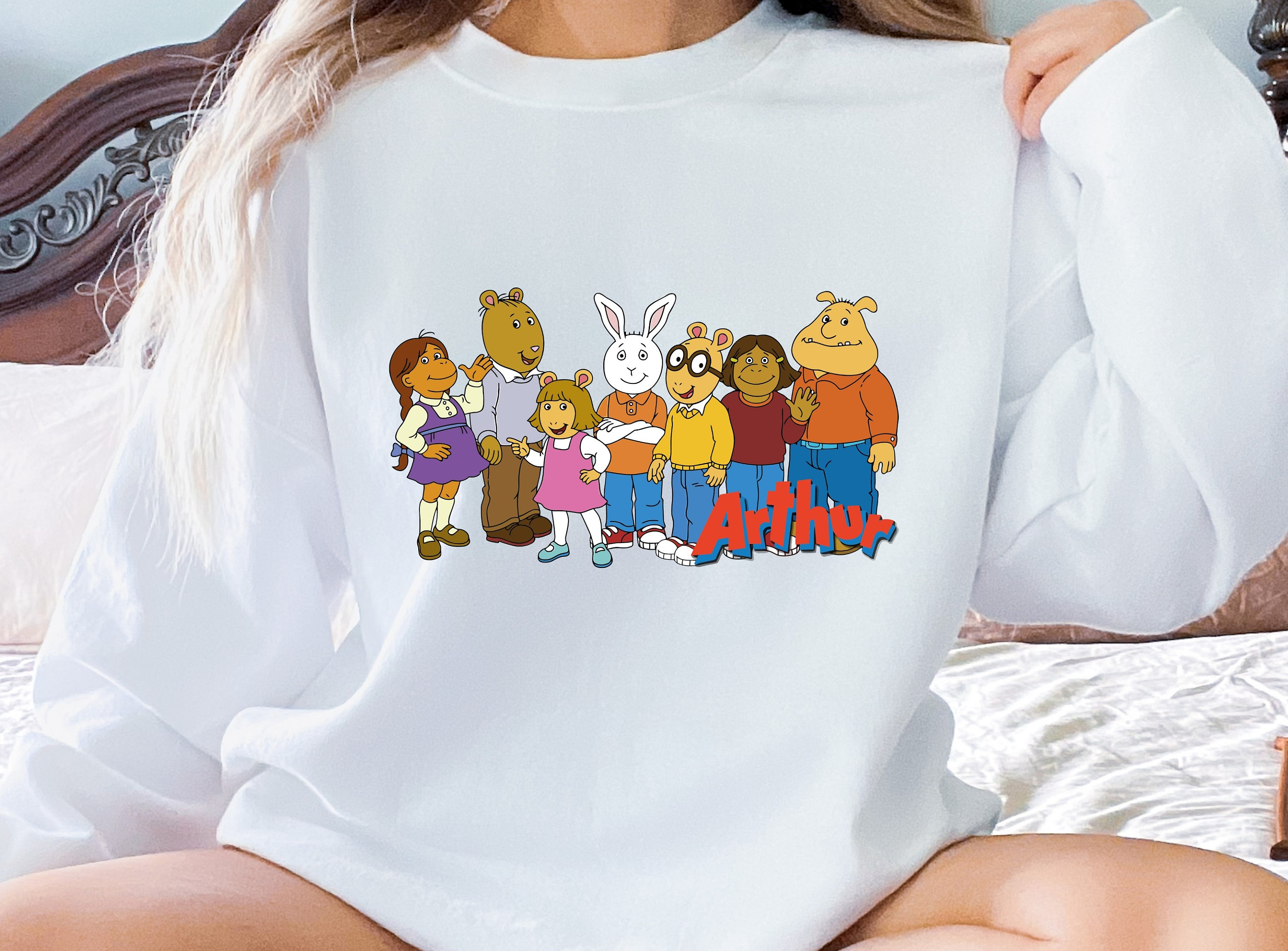 Arthur Crewneck Classic Nostaglic 90s TV Show Sweater Gift - Etsy