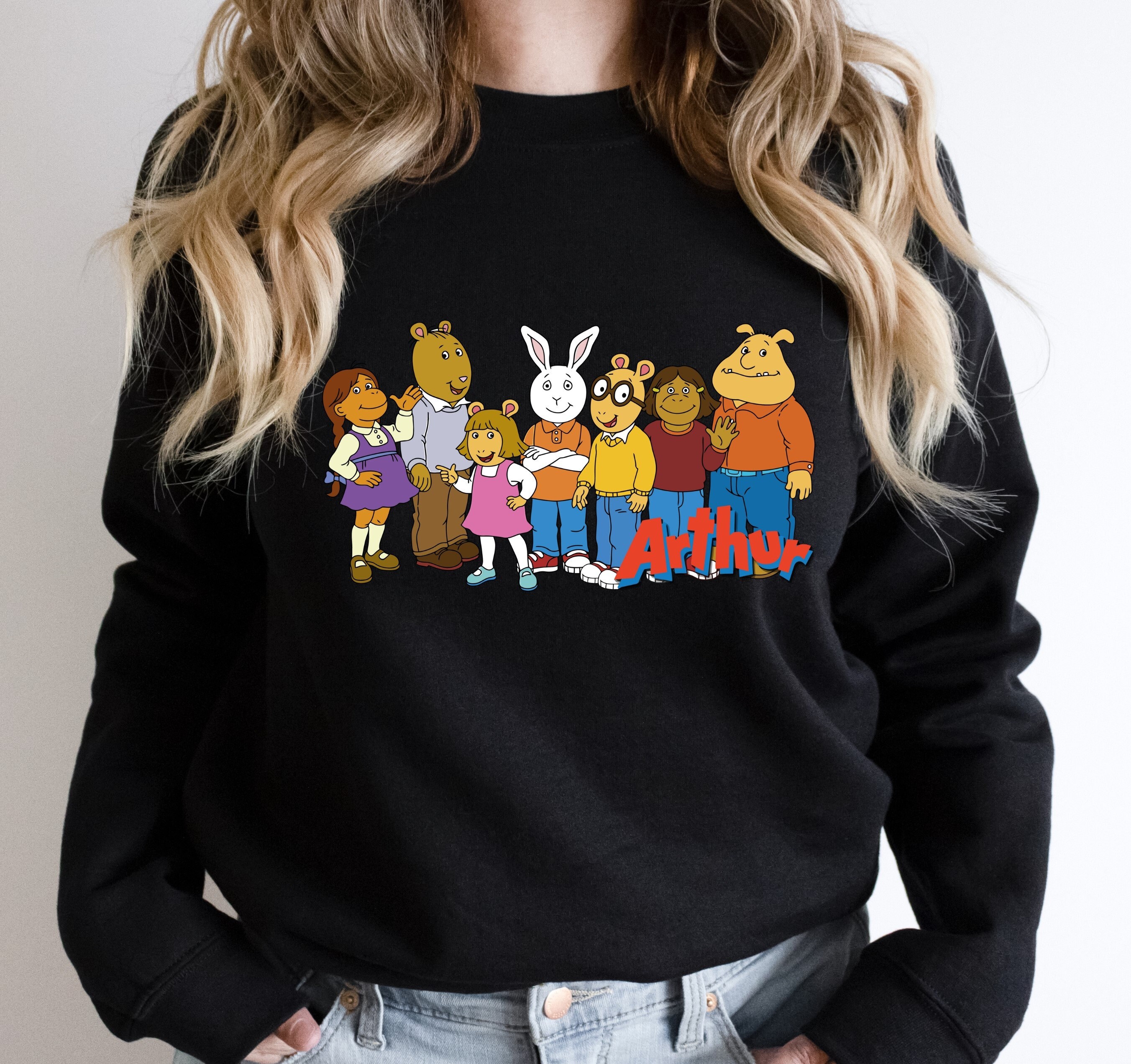 Arthur Crewneck Classic Nostaglic 90s TV Show Sweater Gift - Etsy