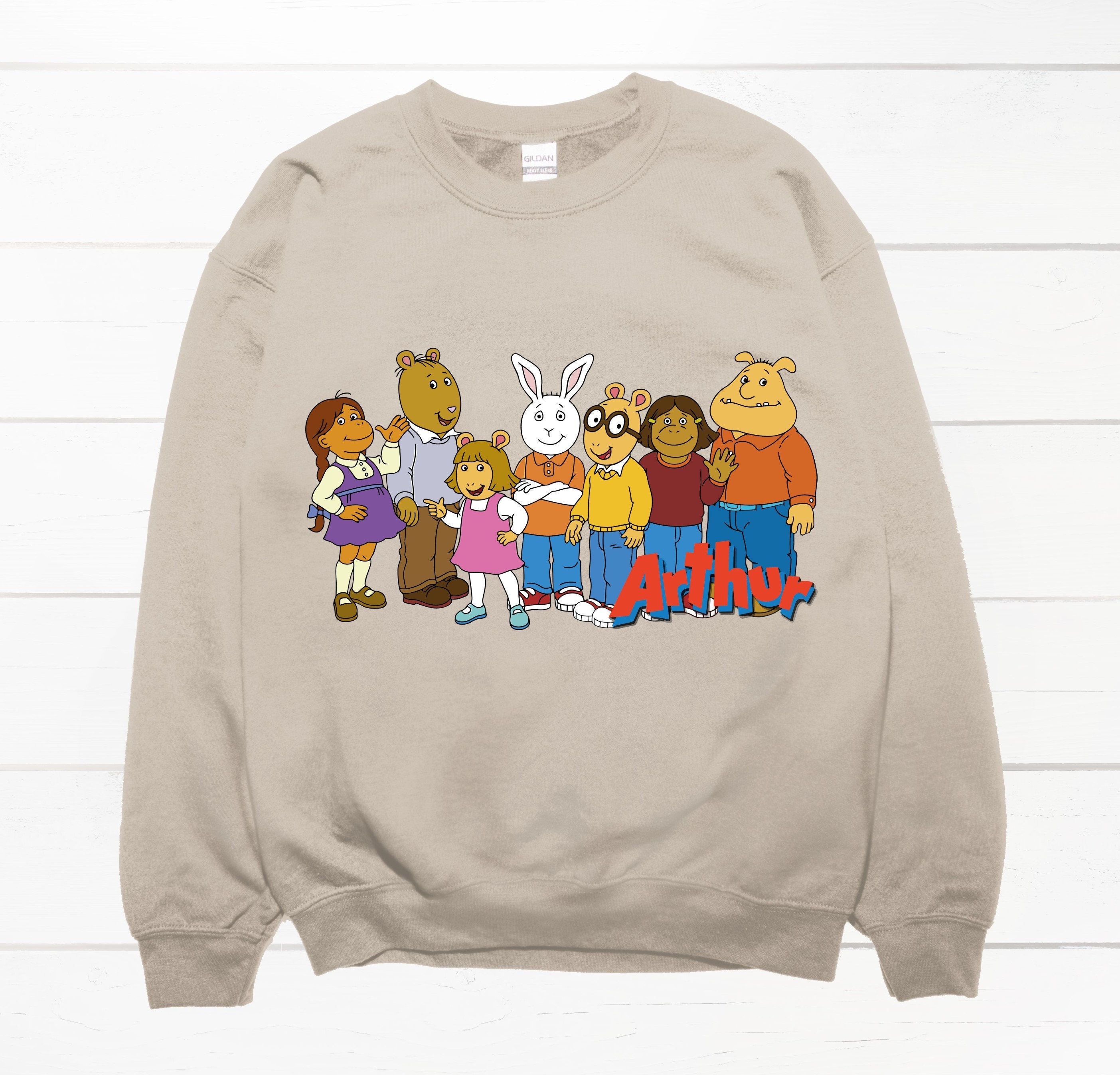 Arthur Crewneck Classic Nostaglic 90s TV Show Sweater Gift - Etsy