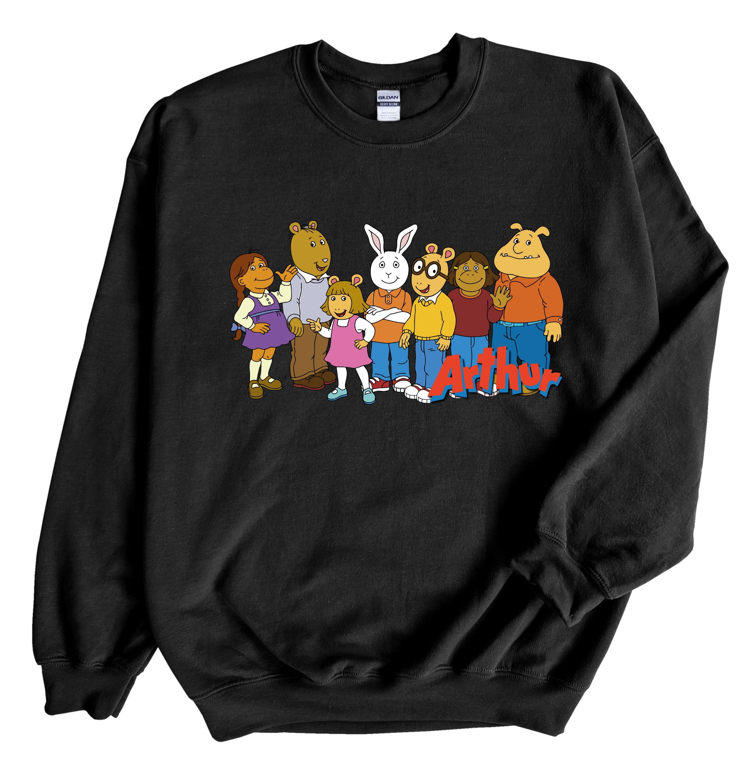 Arthur Crewneck Classic Nostaglic 90s TV Show Sweater Gift - Etsy