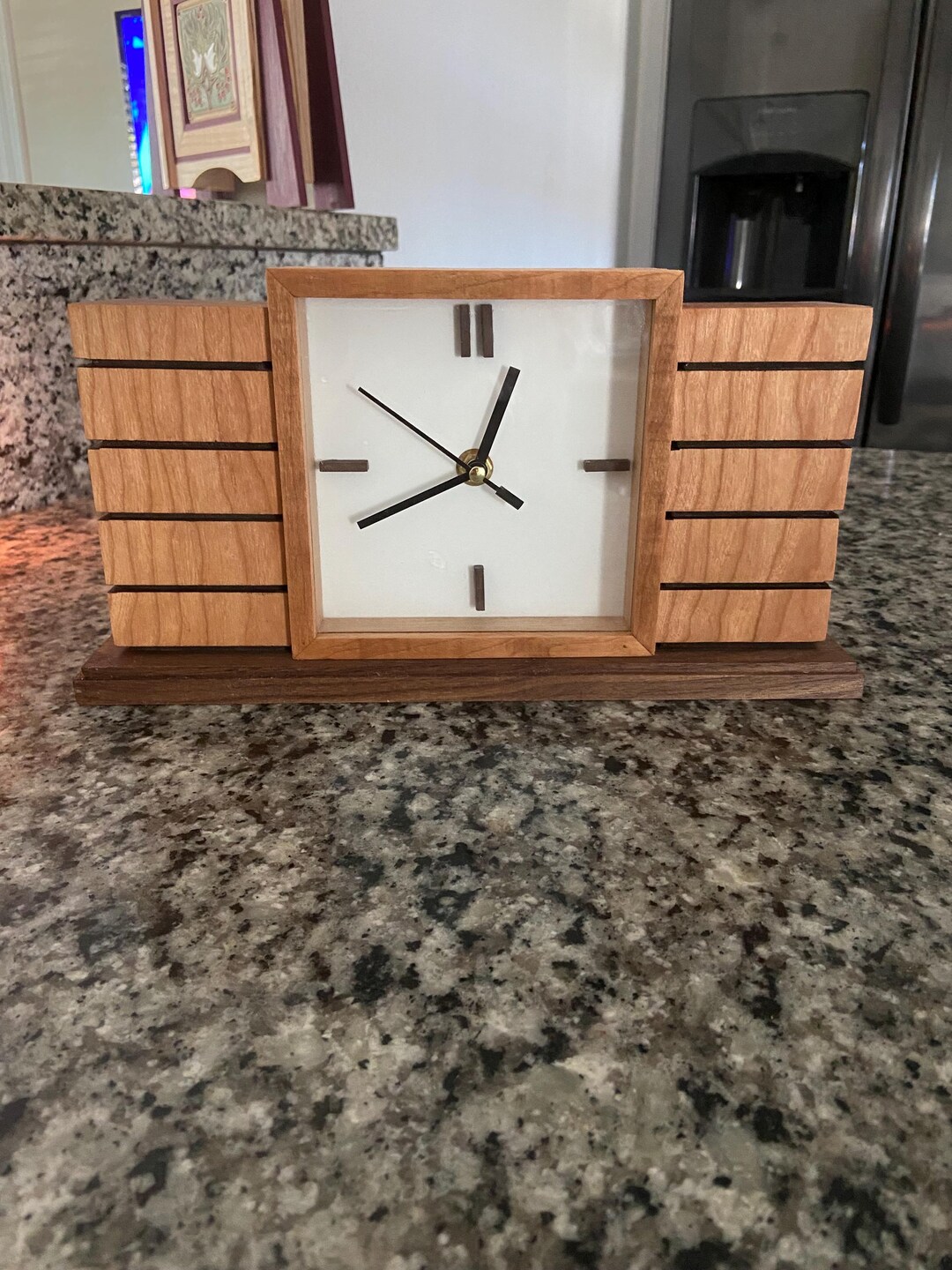 Frank Lloyd Wright Inspired Clock - Etsy