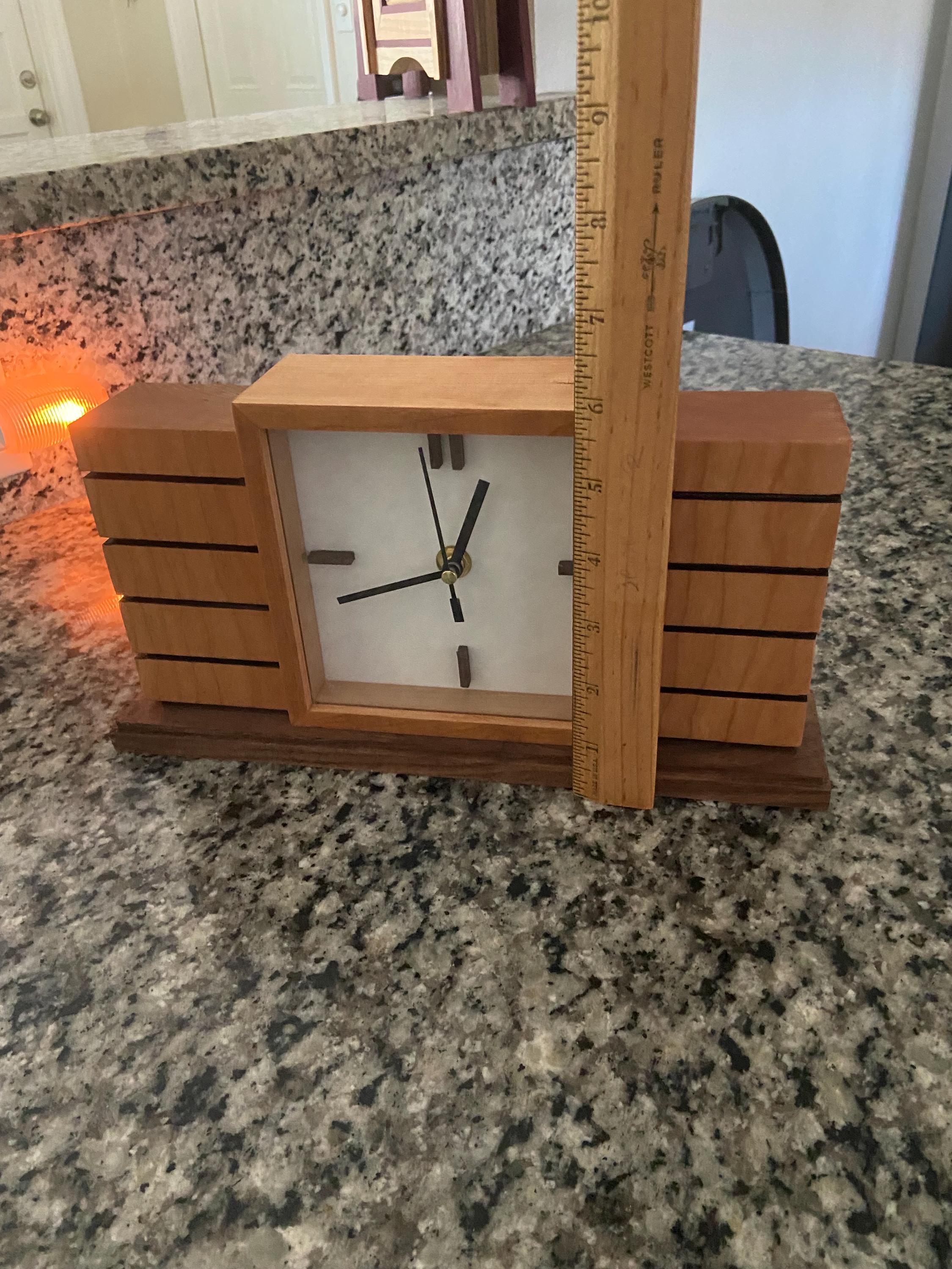 Frank Lloyd Wright Inspired Clock - Etsy
