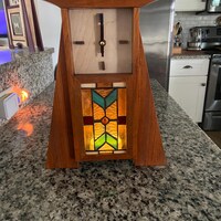 Mission Style Mantel Clock - Etsy