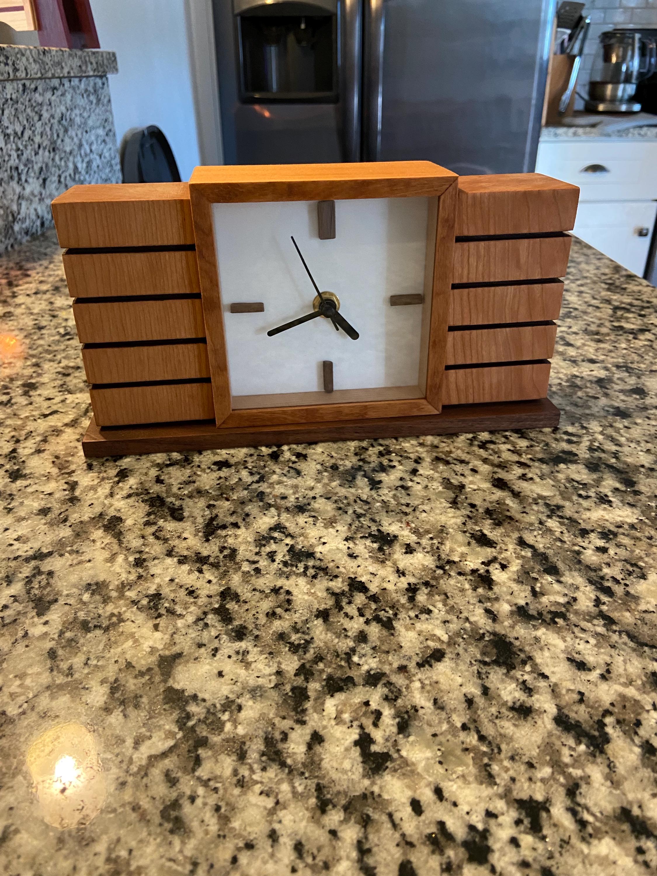 Frank Lloyd Wright Inspired Clock - Etsy