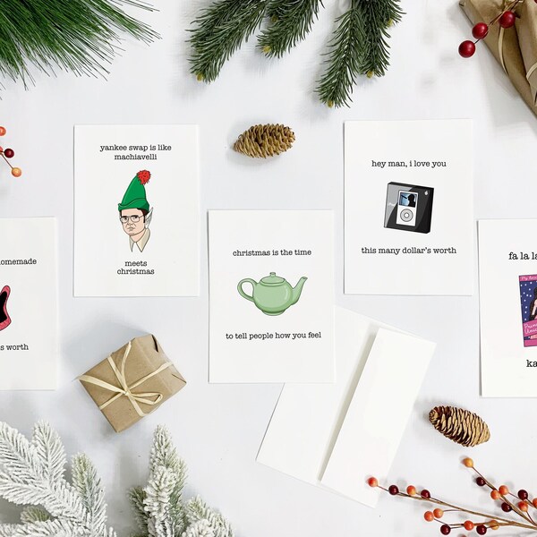 The Office Christmas Card - Etsy