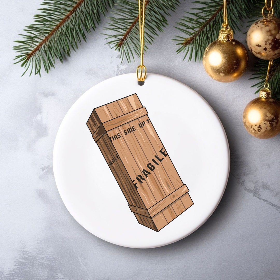 Fragile A Christmas Story Ornament Gift Must Be Italian Ralphie Pink ...