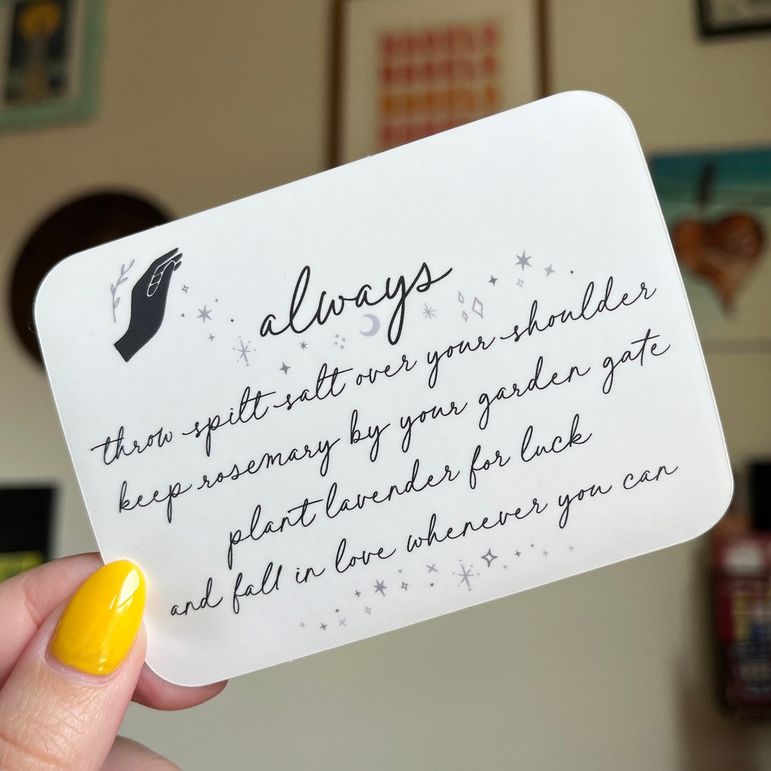 Practical Magic Sticker / Witchy Sticker / Kitchen Witch / Laptop ...